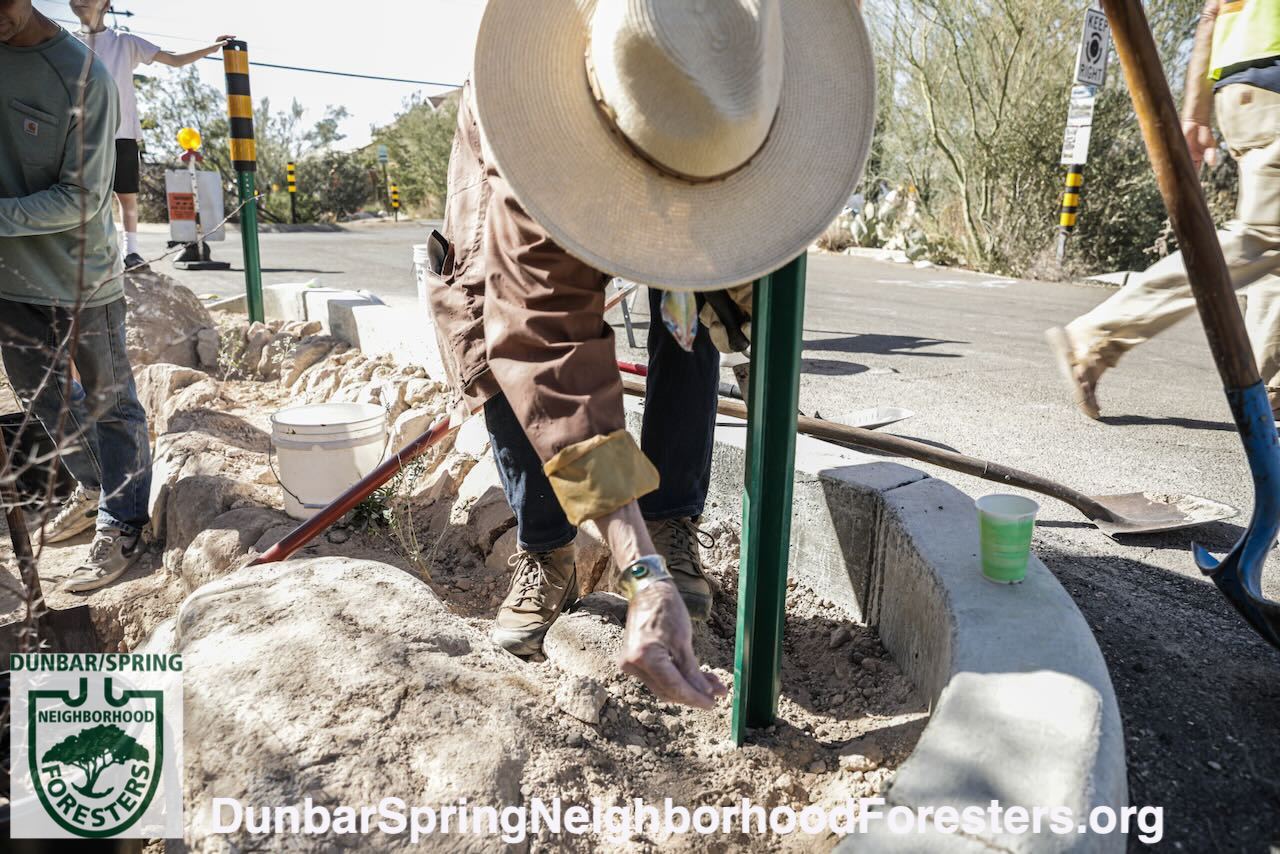 Neighbors spearhead four new water-harvesting traffic-calming chicanes ...